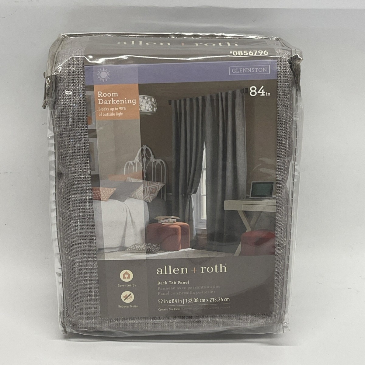 Allen Roth Curtain Allen + Roth Pierston 856804 Blackout Grommet Top
