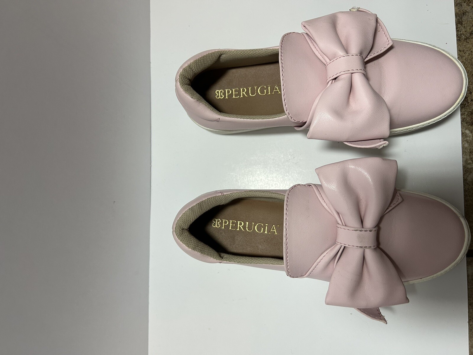 Perugia Pink Ribbon Shoes Women’s Size 6.5 Slip-on | eBay