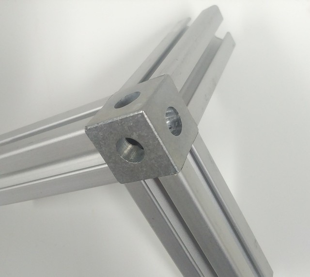 80/20 Inc Equivalent - Aluminum Square Tri Corner Connector 10 Series ...