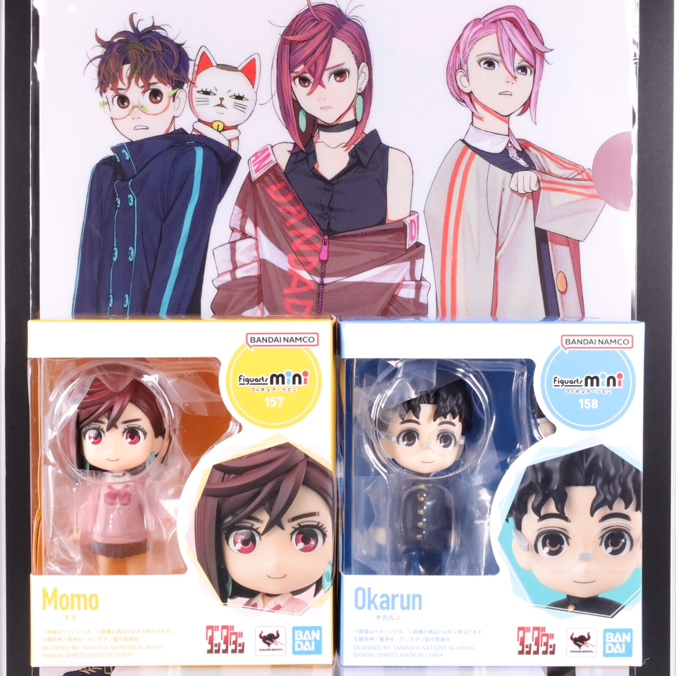 Dandadan Momo Okarun set Action Figure Figuarts mini Authentic Bandai ...