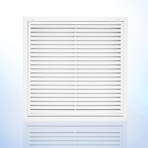 Aluminum Return Air Filter Grille- 24x24 -HVAC Ceiling or Sidewall ...