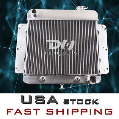 3 Row Aluminum Radiator For 1962-1967 Chevy II V8 Nova I6 1963 1964 ...