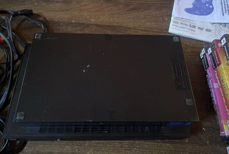 Sony PlayStation 2 PS2 Fat Console w/ 11 Games 1 Controllers & Cords ...