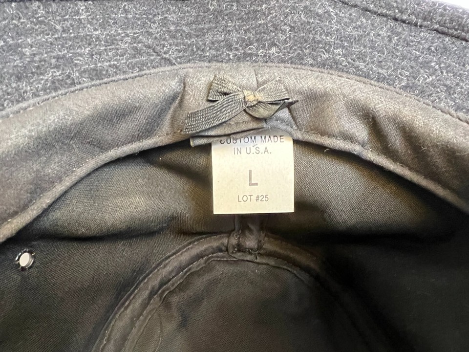 Filson Mens Black Virgin Wool Round Shaped Fedora Hat Size Large | eBay