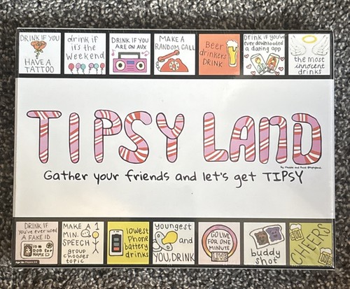 Tipsy Land Drinking Game For Friends In Party Board Games Tasks And ...