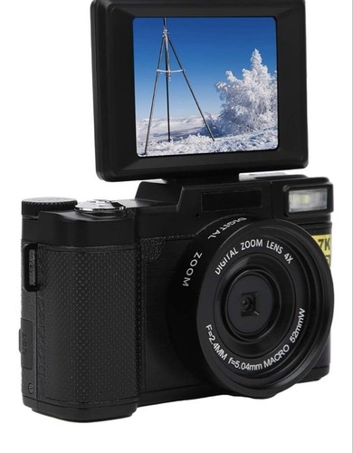Digital Camera 30MP 2.7K 3" LCD Rotatable Screen USB Lightweight Used ...