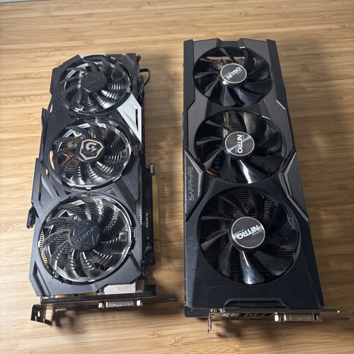 Lot Of 2 Older Gaming GPU Gigabyte N970-4gb & Radeo Sapphire R9 | eBay