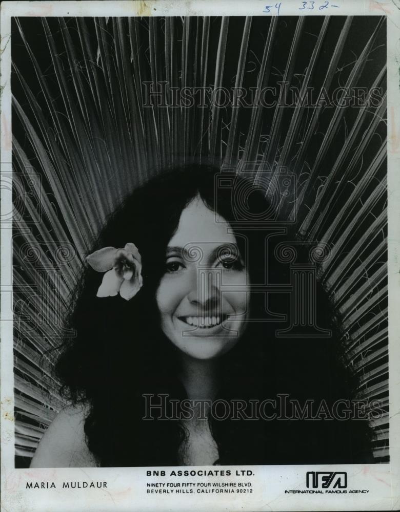 1974 Press Photo Singer Maria Muldaur - mja87878 | eBay