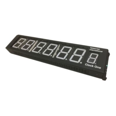 Telescript ClockOne Black Dual Color Timecode Display with Dual Light ...