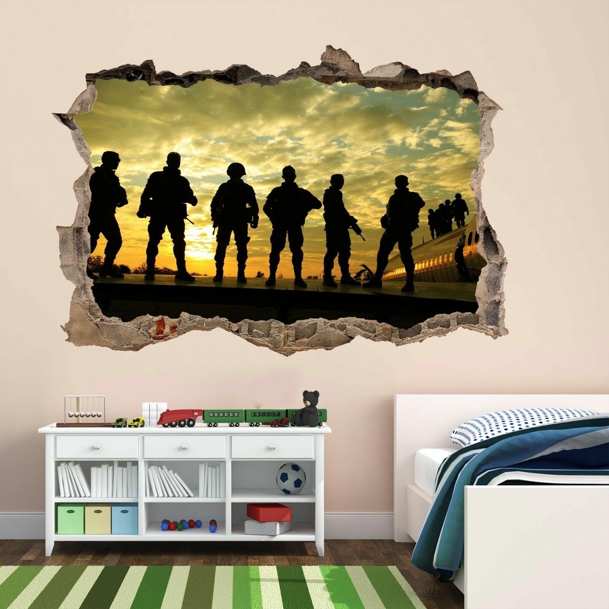 Army Wall Decals For Kids Rooms