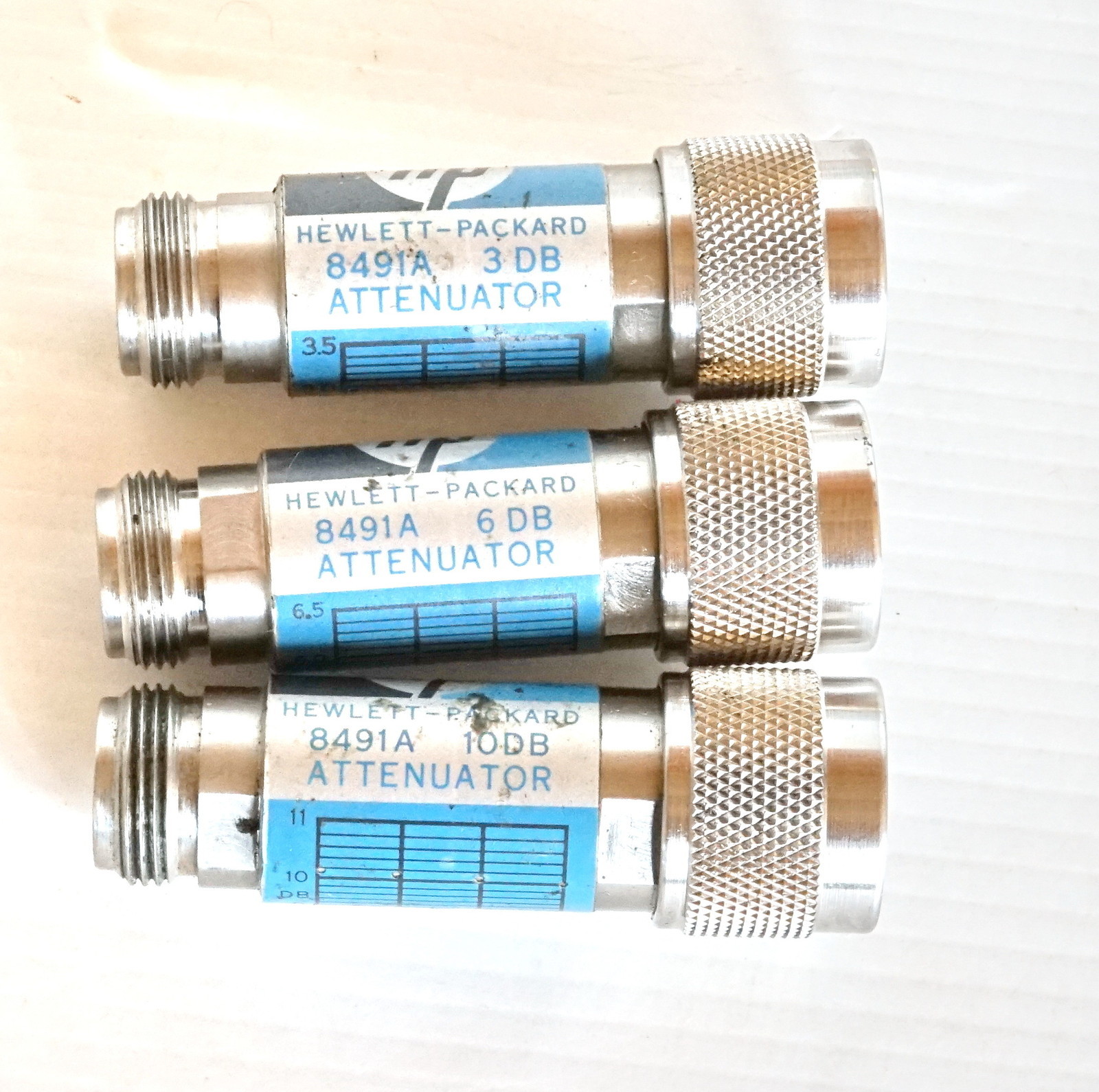 HP 8491A RF Attenuator Set 12.4GHz 3dB - 6dB - 10dB | eBay