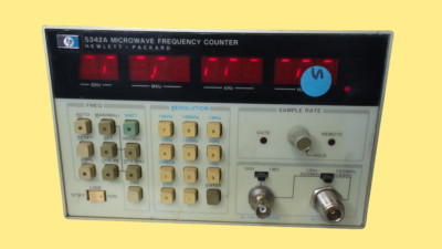 HP 5342A MICROWAVE FREQUENCY COUNTER - Free Shipping | eBay