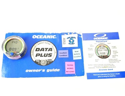 Oceanic Data Plus Air & Nitrox Puck Scuba Dive Computer + Manual ...