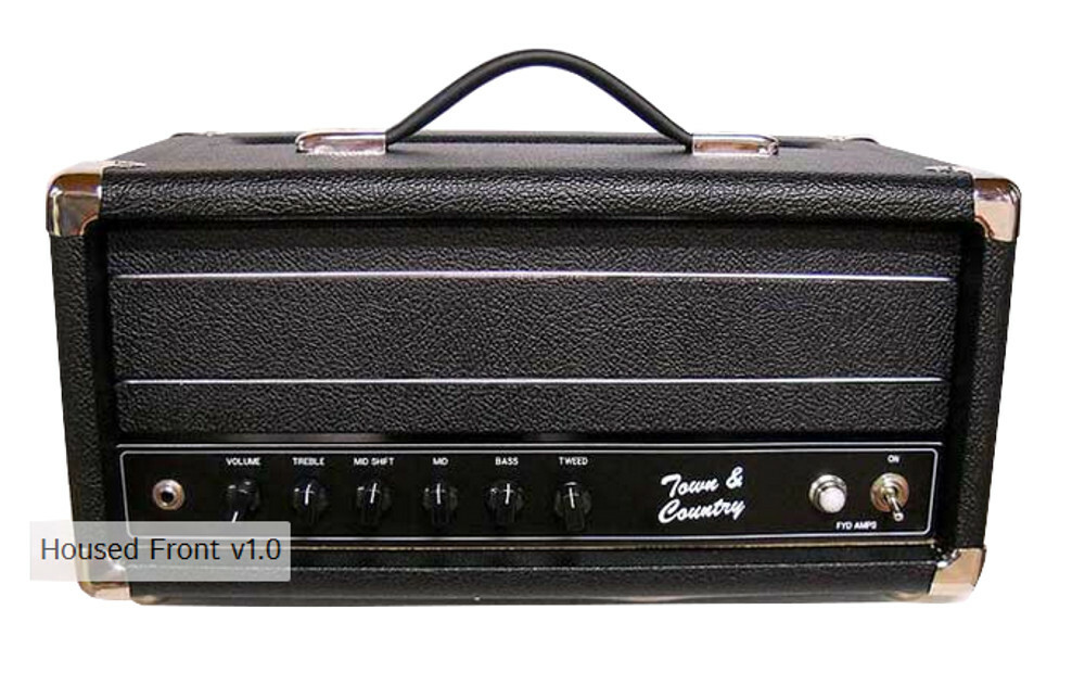 FYD Amps Town & Country Amp Head - Black Vinyl Cover, Water Resistant ...