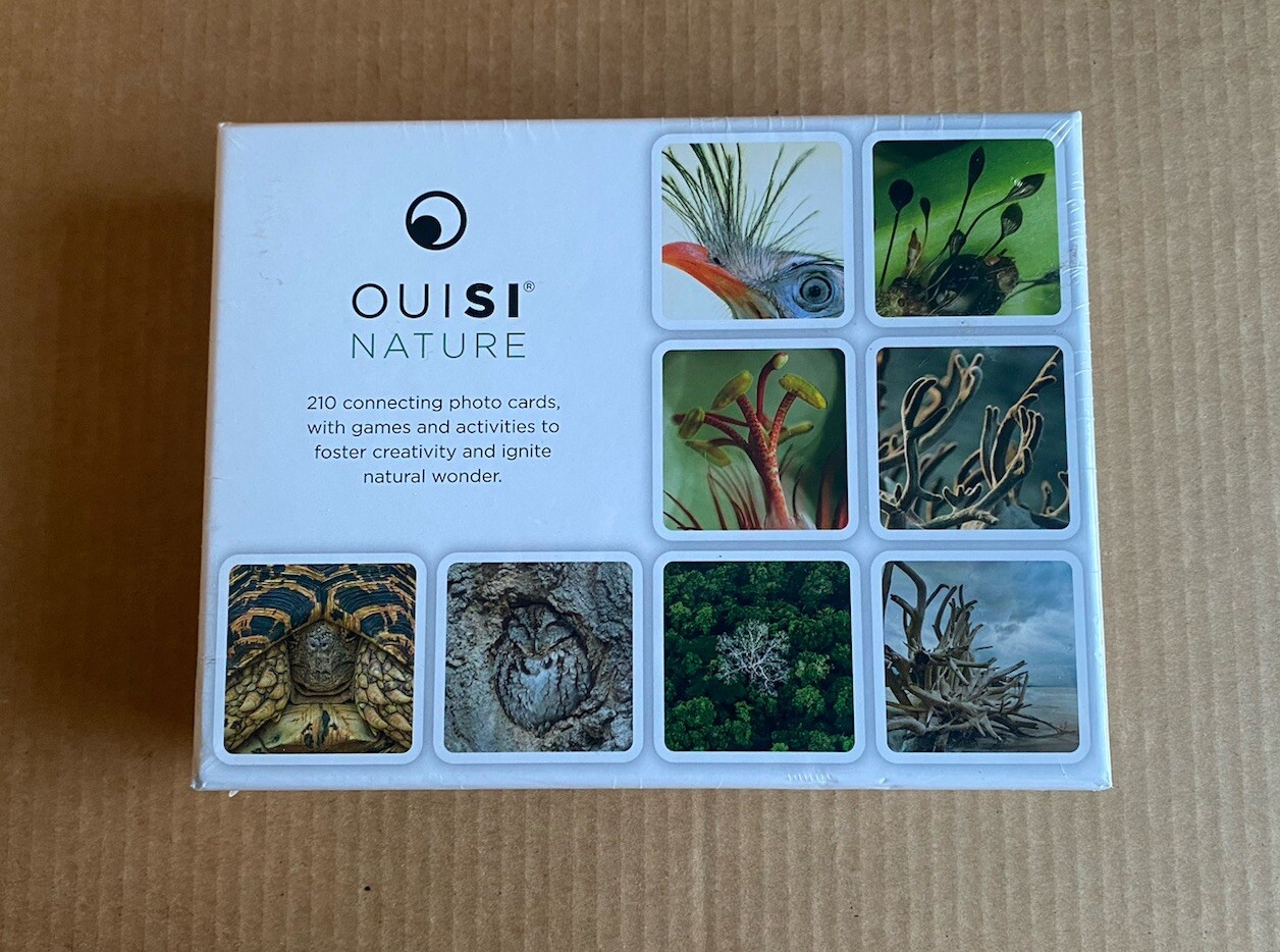 OuiSi NATURE 210 Connecting Photo Cards W/Games & Activities 2021 New ...