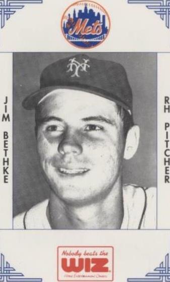 1991 The Wiz/AT&T New York Mets - Jim Bethke #37 for sale online | eBay