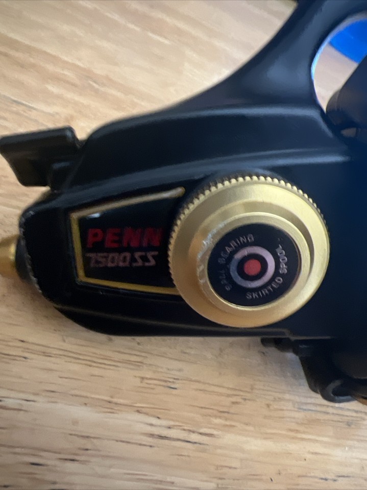 Penn 750 SS Skirted Spool Fishing Reel - Black/Gold 31324075009| eBay