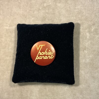 VT Virginia Tech Hokie Parent Button | eBay
