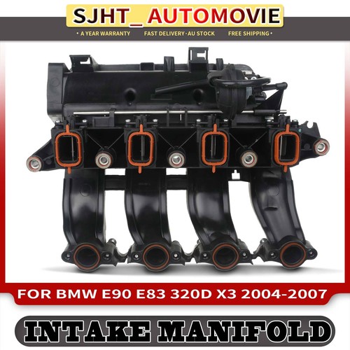 Inlet Intake Manifold With Throttle Socket for BMW E83 X3 E90 320d 2004 ...