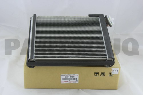 885010K091 Genuine Toyota EVAPORATOR SUB-ASSY, COOLER, NO.1 88501-0K091 ...