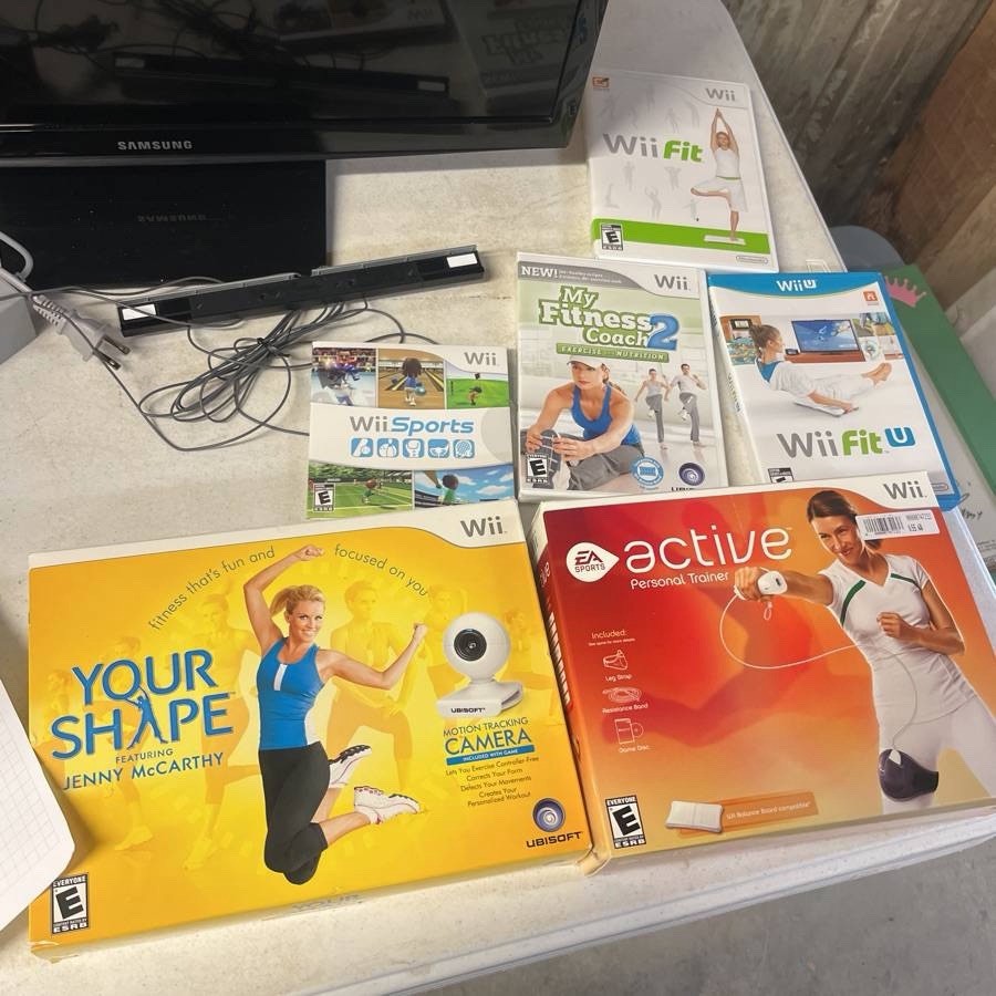 Wii Console With Wii Sports Fitness Bundle Tested Working | eBay