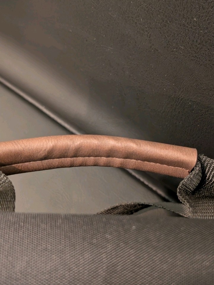 NEW Goodfellow & Co. Black Messenger Bag Laptop Briefcase Faux Leather ...