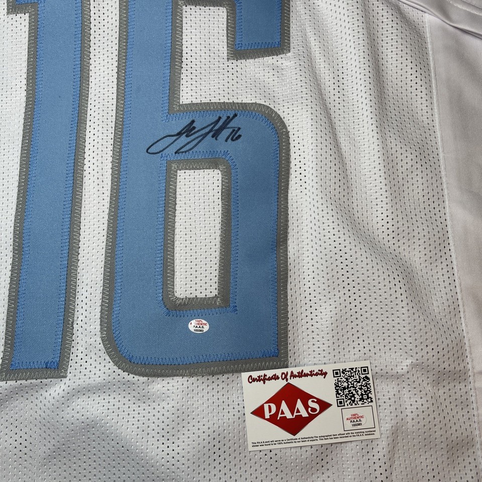 Jared Goff Signed Autographed Football Jersey PAAS COA | eBay