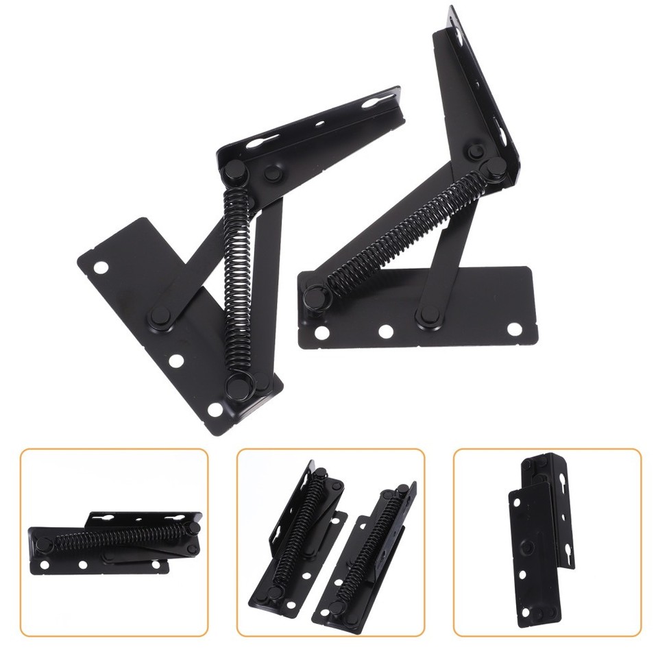 2 Pairs Drop Down Hinge Cold Rolled Steel Hidden Hinges Leaf Table ...
