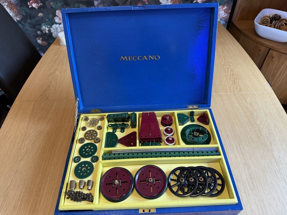 Meccano No. 5 Circa 1932 Dark Red/Green | eBay UK