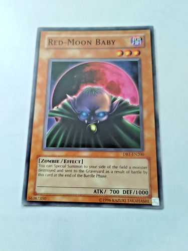 Yu-Gi-Oh Red-Moon Baby Dark Beginnings 1 DB1-EN200 Unlimited Common ...