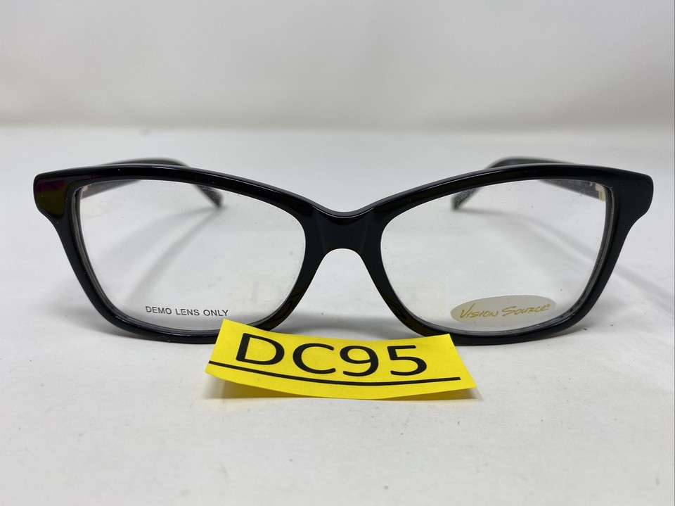 Vision Source Eyeglasses Frame PL-203 BLK HM 54-15-140 Matte Black Full ...