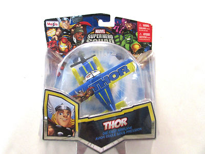 Marvel Super Hero Squad Thor Die Cast Airplane-New OPEN PACKAGE | eBay