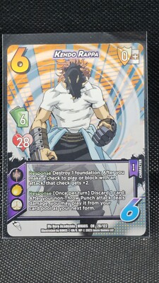 Kendo Rappa CH 28/122 M PF MHA Undaunted Raid Series | eBay