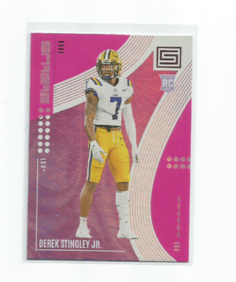 DEREK STINGLEY JR (LSU) 2022 PANINI CHRONICLES PINK PARALLEL STATUS ...