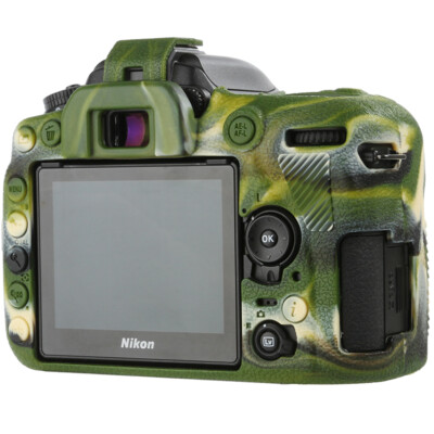 Silicone Camera Body Cover Case Skin For Nikon D7500 D5500 D5600 D800 ...