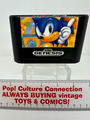 1991 Sega Genesis Sonic The Hedgehog Game Only Inv-1150 | eBay
