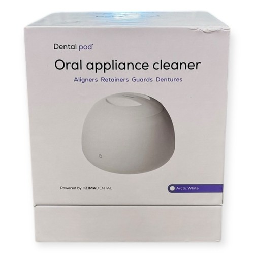 Zima Dental Pod | Ultrasonic Retainer Cleaner Machine | Arctic White ...