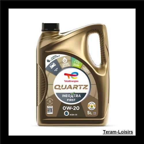 Huile Automobile TOTAL QUARTZ INEO XTRA FIRST 0 W 20 / 5 Litres (PSA ...