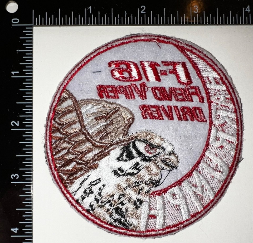 USAF 36th Fighter Squadron F-16 Fiend Viper Driver Swirl Patch | eBay