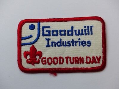 Used Vintage GOODWILL INDUSTRIES Good Turn Day Boy Scout BSA Patch with ...