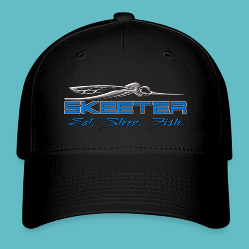 Skeeter Fishing Boats Black Hat Baseball Cap Size S/M and L/XL | eBay