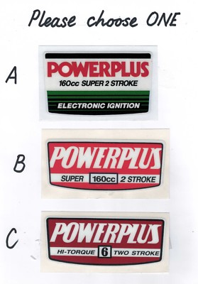Victa POWERPLUS Vintage Mower Repro Decals | eBay Australia
