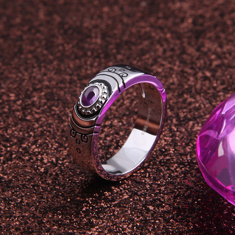 Puella Magi Madoka Magica Silver Finge Ring Akemi Homura Cosplay Prop ...