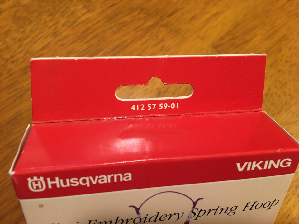 Vintage Husqvarna Viking Mini Embroidery Spring Hoop #1+ Orchidea Rose ...