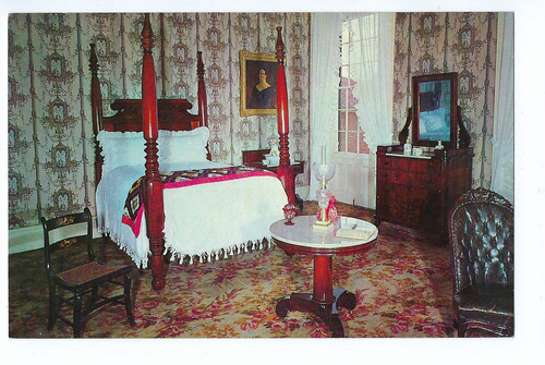 Andrew Jackson Jr. Room Postcard The Hermitage Nashville Tennessee | eBay
