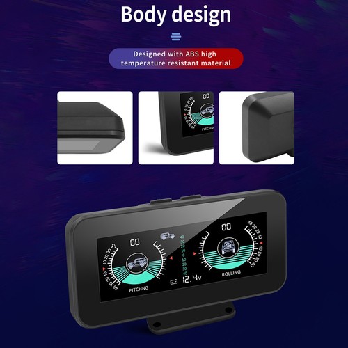 Off-road Car Digital Inclinometer Guage Tilt Indicator,Angle Level ...