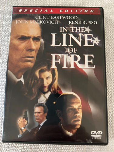 In The Line of Fire (2000 dvd) Clint Eastwood, John Malkovich, Rene ...