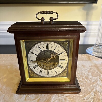 Antique Vintage Mantle Adolfo Jerger 6” Mantle Alarm Clock .Made In ...