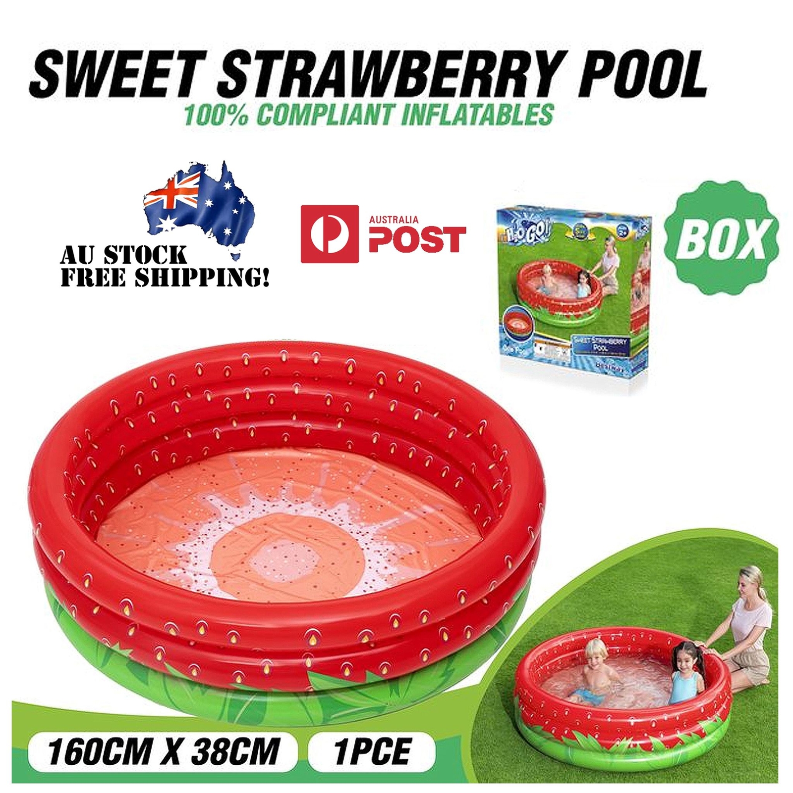 Summer Inflatable Swimming Pool Kids Children Bestway Fruit Colourful ...