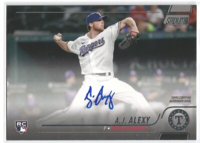 2022 Topps Stadium Club Baseball A.J. Alexy Base Auto SCBA-AJA | eBay